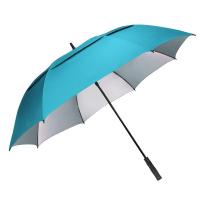 China Custom Logo Golf Umbrella 27-34 Inch with Sublimation Printing and Fiberglass Frame for Promotional Use for sale