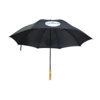 China Bag Boy 62 Inch Manual Open Single Layer Golf Umbrella Green White Fiberglass Shaft for sale