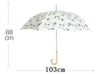 China 100% Pongee Paper Printing Promotion Straight Umbrella for sale