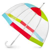 China Weatherproof Transparent Bubble Umbrella With J Hook Handle for sale