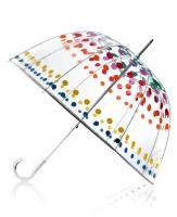 China Weatherproof Transparent Bubble Umbrella With J Hook Handle for sale