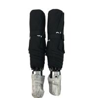 China Windproof Double Fiberglass Ribs Umbrella Black Color Dia 95cm for sale