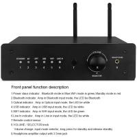 China Multi Room Audio Streamer Amplifier 24bit 192kHz WiFi HiFi DAC Bluetooth Audio Stereo Receiver for sale