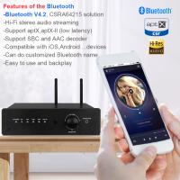 China Dual Channel WiFi Bluetooth Stereo Receiver 100W High Power Two Channels Audio Amplifier for sale