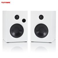 China Bookshelf 100W Active Speakers Bluetooth 5.0 With AptX HD Optical Input Powered speaker for sale