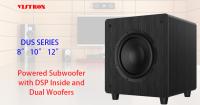 China Home Powered Active Subwoofer 500W RMS With 12 Inch Driver And Low Pass Filter for sale