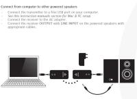 China 5.8GHz Audio Kits Transmitter And Receiver For TV 320 Ft Range Wireless Adapter for sale