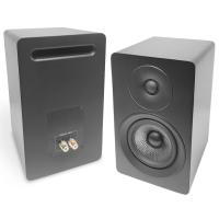 China 5.25 Inch Passive Bookshelf Speakers Matte White HiFi Studio Loudspeakers 150W RMS for sale