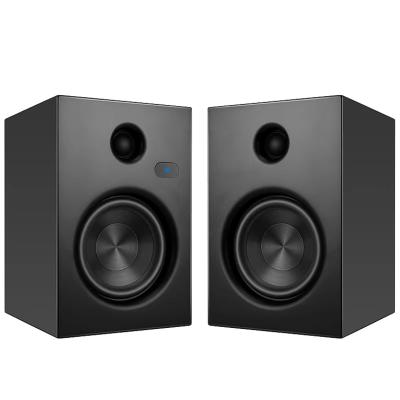 China Wireless Bluetooth 2 Way Stereo Active Speakers HiFi Sound Powered Bookshelf Loudspeaker for sale