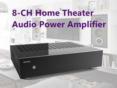 China 8-Channel Stereo Power Amplifier - 800 Watts Maximum Power Output Multi-Zone Audio Source Mixer Receiver for sale