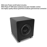 China 10 Inch Front Firing Driver Subwoofer Speaker 300W Deep Bass Powered Black Color for sale