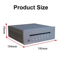 China Home Audio HiFi CD Player With Optical Output Remote Control Single Disc CD Player for sale