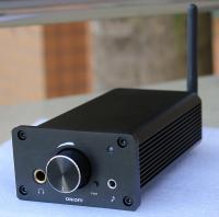 China Compact Home Audio Amplifier Receiver 100 Watts Bluetooth 5.2 HiFi Amplifier With Headphone Output for sale