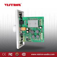 China 2 Channel In wall Stereo Amplifier Compatible With Bluetooth Wall Plate Volume Control for sale