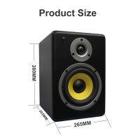 China E808 Active Studio Monitor 80W Wooden Cabinet Speaker for sale