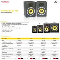 China VRT8 Active Studio Monitor Speaker 180W Wireless Bluetooth Wood Cabinet for sale