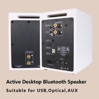 China AS30 Active Bluetooth Speaker 60W Wood Cabinet 2.0 Channel for sale
