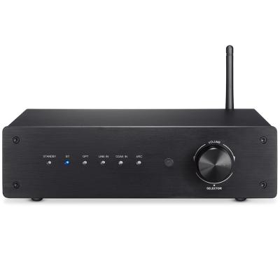 China 2 Channel 100W*2 Bluetooth V5.0 Audio Amplifier with Hi-Fi DAC Chip for Home Theater for sale