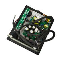China 150W 2 Channel Subwoofer Plate Power Amplifier with 25-200 Hz Frequency Response and Class D Technology for sale