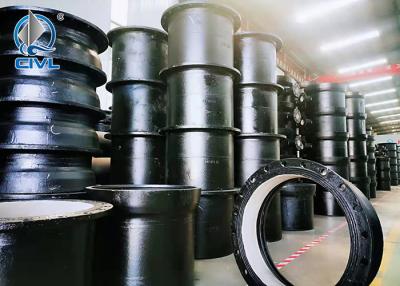 China DN1000 Ductile Iron fittings Pan Insert Short Tube Reducing Full Disc Tee for sale