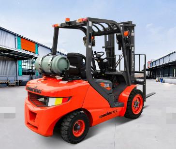 China 3 Ton LPG Gasoline Forklift Truck Internal Combustion Counterbalanced Forklift 36kw Engine for sale