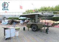 China Mobile Field Kitchen Trailer 1.8 Tons Uniaxial Fleet Food Truck for sale