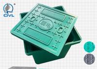 China SMC Integrated Hand Hole Well Square Power Street Lamp Cable Well Cover Anti Corrosion for sale
