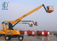 China 8-10m Electric Drive Scissor Aerial Work Platform / Scissor / Folding Arm Cherry Picker for sale