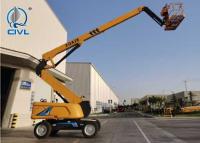 China 20m Long Arm Bucket Truck Straight Arm Aerial Work Platform Telescopic Boom 4WD for sale