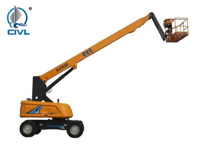 China XGS28 26m Telescopic Aerial Platform Boom Lift Mobile Elevating Work Platform for sale