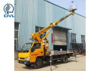China 150hp Aerial Work Truck 17m Telescopic Foldable Aero Vehicle Boom Lifter Wheeled Elevator for sale