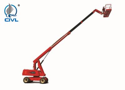 China 20m Long Arm Bucket Truck Straight Arm Aerial Work Platform Telescopic Boom 4WD for sale