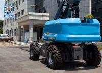 China 38.4m Straight Arm Aerial Work Platform 54kw Engine Cherry Picker for sale