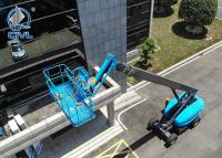 China Long Boom Arm Truck With Cage Bucket 18m Self Propelled Straight Arm Aerial Work Platform for sale