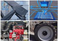 China 38.4m Straight Arm Aerial Work Platform 54kw Engine Cherry Picker for sale