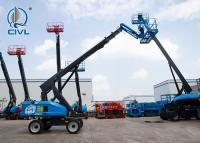 China Long Boom Arm Truck With Cage Bucket 18m Self Propelled Straight Arm Aerial Work Platform for sale