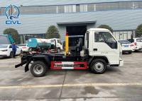 China 4/6/8m3 Hook Arm Garbage Truck New Rubbish Truck / JAC ISUZU Dustbin Lorry Dumpcart Vehicle 4m3 Hook Arm Garbage Truck for sale