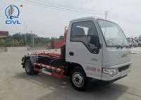 China 4/6/8m3 Hook Arm Garbage Truck New Rubbish Truck / JAC ISUZU Dustbin Lorry Dumpcart Vehicle 4m3 Hook Arm Garbage Truck for sale
