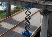 China 8-10m Electric Drive Scissor Aerial Work Platform / Scissor / Folding Arm Cherry Picker for sale