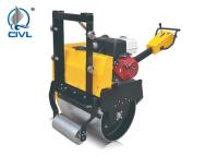 China Walk Behind Single Cylinder Road Roller / Mini Road Roller / 5.5hp Gasoline Engine Roller Compactor for sale