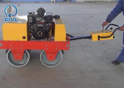 China Walk - Behind Double Drum Roller / 0.6ton Mini Road Roller / 13hp Gasoline Engine / Roller - Compactor for sale