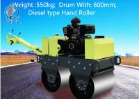 China Walk - Behind Double Drum Roller / 0.6ton Mini Road Roller / 13hp Gasoline Engine / Roller - Compactor for sale