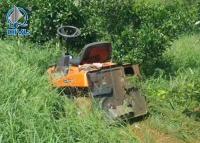China Four Wheel 30 Inch Weed Trimming Lawn Mower / Riding Lawn Mower / Rear Grass Collector Ride - On Lawn Mower Rider for sale