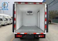 China 0.5-1.5 Tons Refrigerated Truck 2.8m Cooler Vehicle Refrigerated Light Trucks 115hp Engine Reefer Container for sale