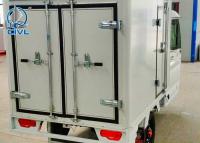 China Mini Refrigerated Van Insulated Tricycle Vegetable And Fruit Refrigerated Truck Transporter Electric Refrigerated Truck for sale
