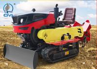 China 22-50hp Crawler Rotary Tiller / Agricultural Orchard Diesel Fertilization Micro Tiller / Pastoral Management Machine for sale