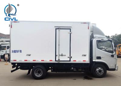 China 3 Ton Foton Refrigerated Truck / 156hp Engine Chiller Lorry / Refrigerator Cars / Refrigerator Truck  Cooler Truck for sale