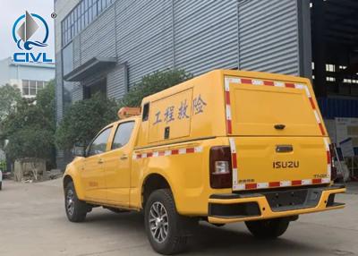 China Isuzu Pickup Emergency Rescue Car Advance Rescue Truck Isuzu 103kw Engine Rescue Toolbox Jack / Lamp for sale
