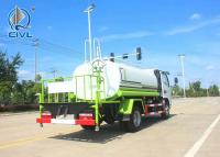 China Square Sprinkler Truck 5 Tons Water Tanker Truck / Watering - Cart Vehicle 6 Wheels Water Sprinkler Car Color Option for sale