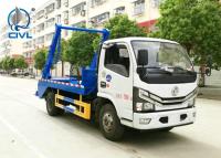 China 4 Tons Swing Arm Garbage Truck / Skip Loader Truck / Garbage Collection Box Truck / Garbage Removal Truck for sale